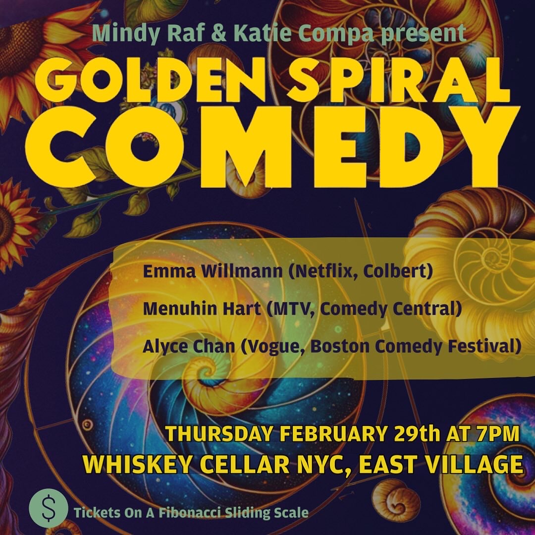 Quick Dish NY: TONIGHT 2.29 THE GOLDEN SPIRAL at The Whiskey Cellar NYC ...